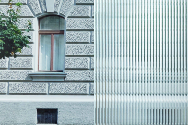 Reeded decorative window film – Contra Vision North America